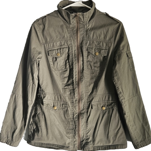 mark. | Jackets & Coats | Mark Cargo Utility Jacket Green Medium | Poshmark